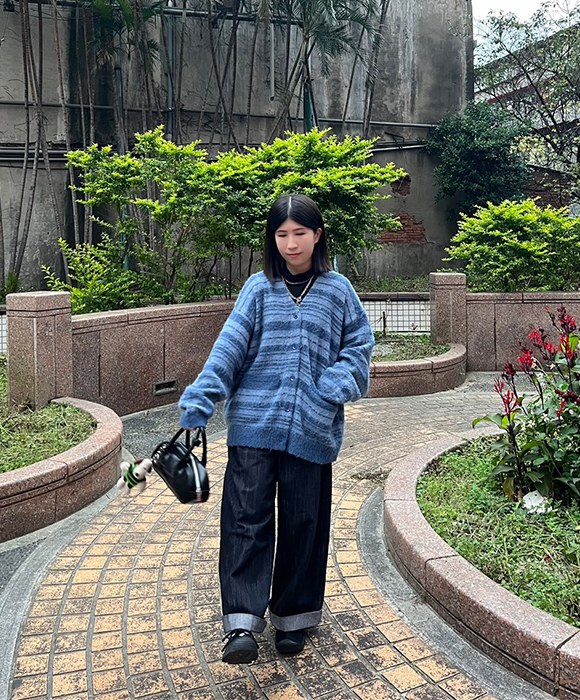 穿搭 snap - 官網EC - Riko/152cm - 你說藍色是你最愛的顏色 - plain-me 搭配美好的一天